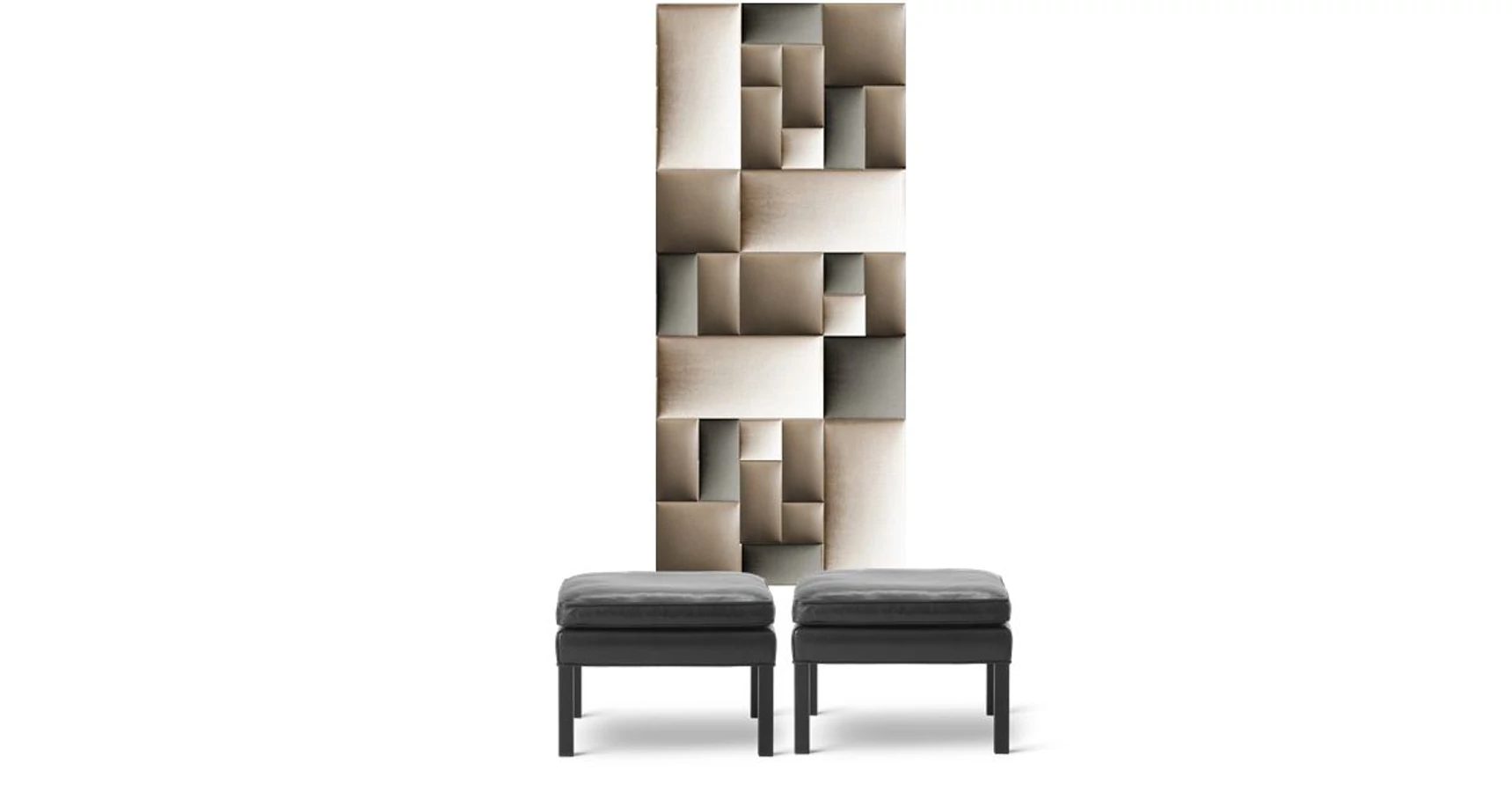 Előszobafal-42 színes műbőr falburkolat drapp, beige színű Kerma dekor ...