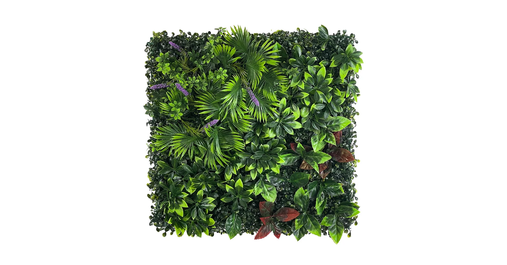 GD642 50x50 cm élethű zöld növénymodul - Kerma Design