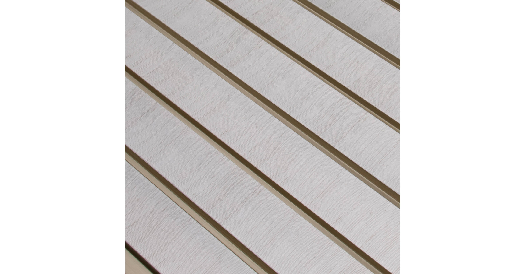 AMBER White Lamelio lamella fehér falburkolat, beltéri bordás falipanel ...