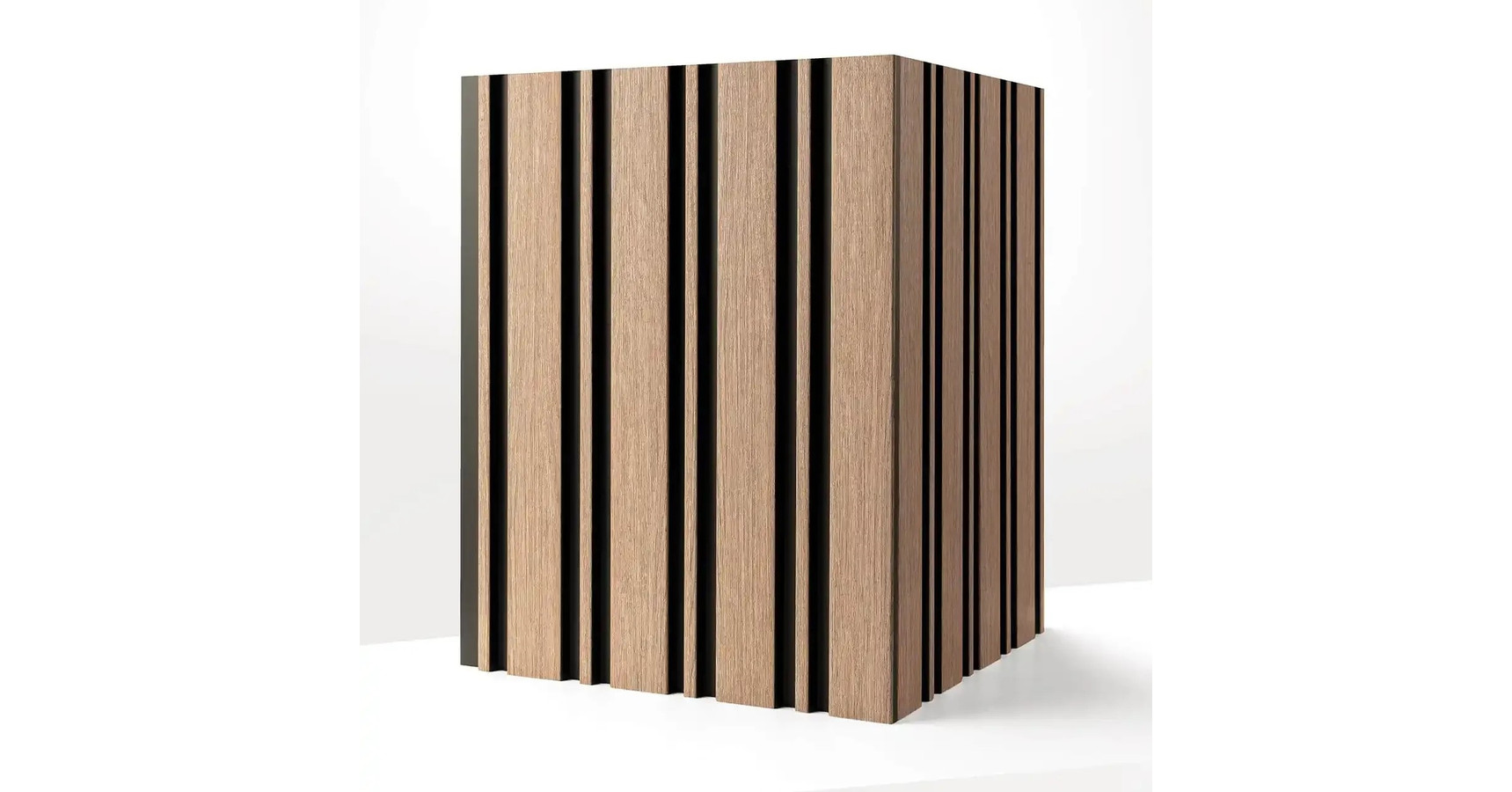 MILO Tölgy Lamelio lamella fa hatású falburkolat, bordázott lamella ...