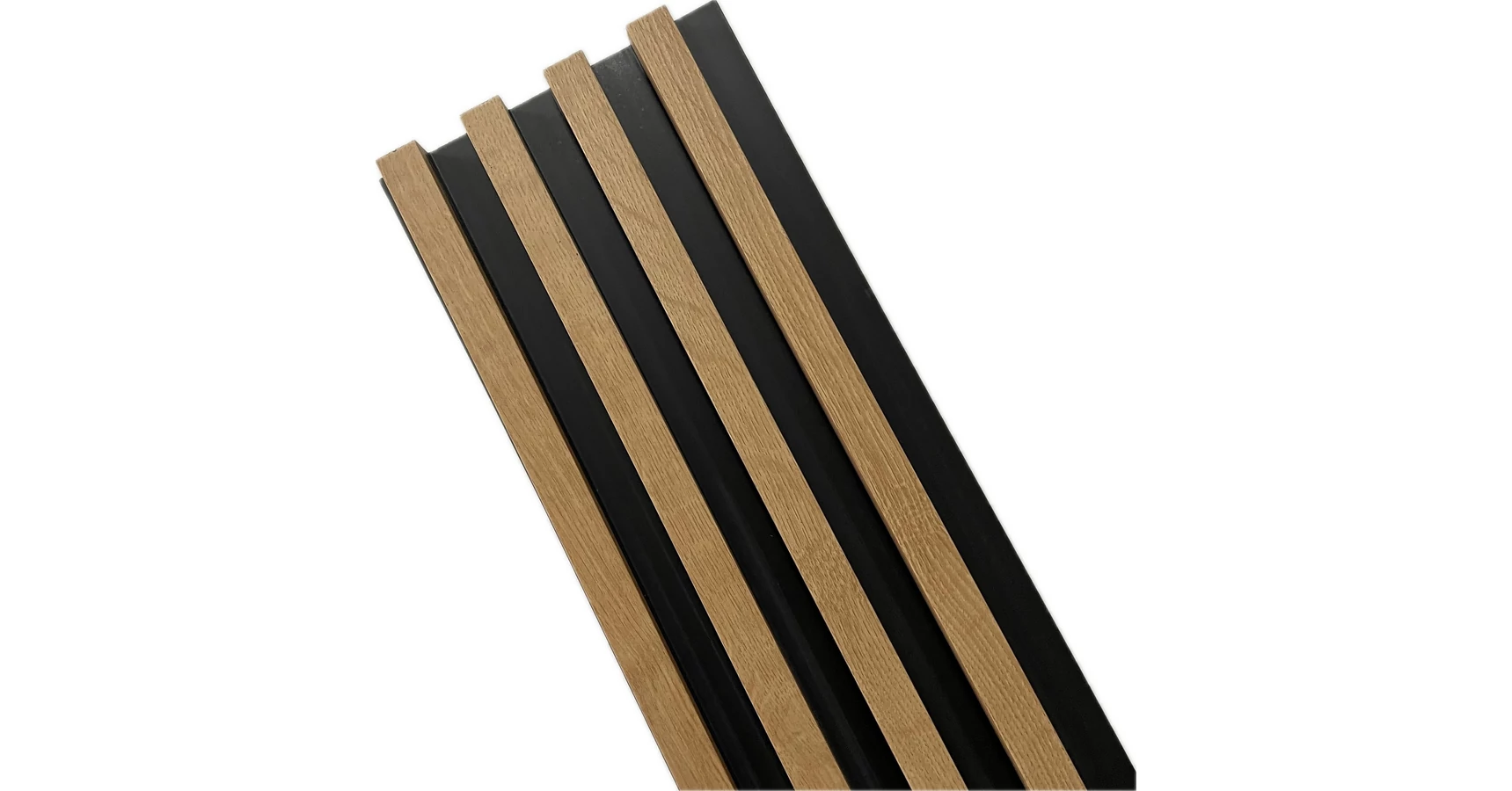 SONER barna fahatású lamella falpanel 16x290 cm - Kerma Design