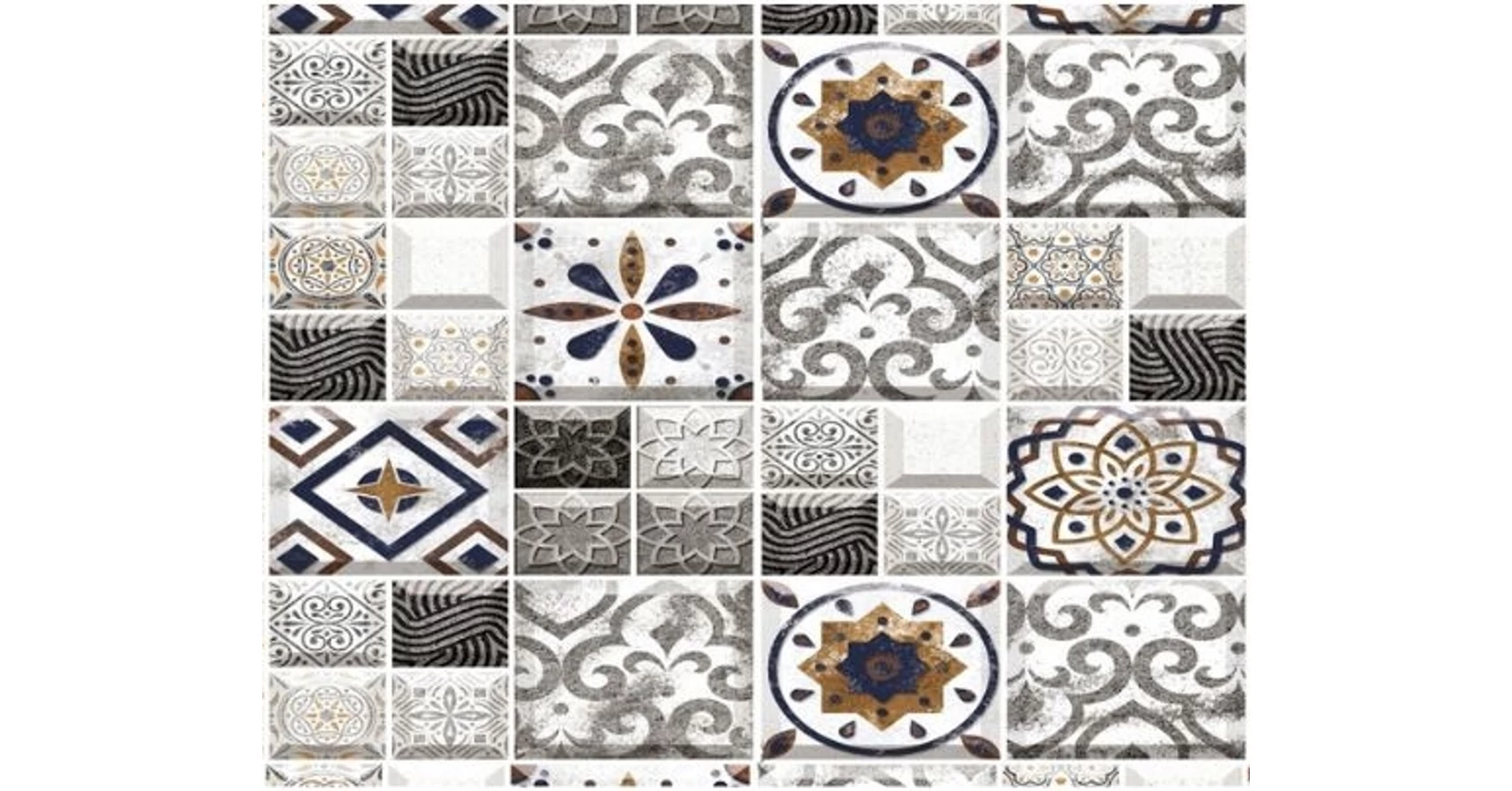 Soner törés- és hőálló konyhai hátfal mozaik csempe mintával