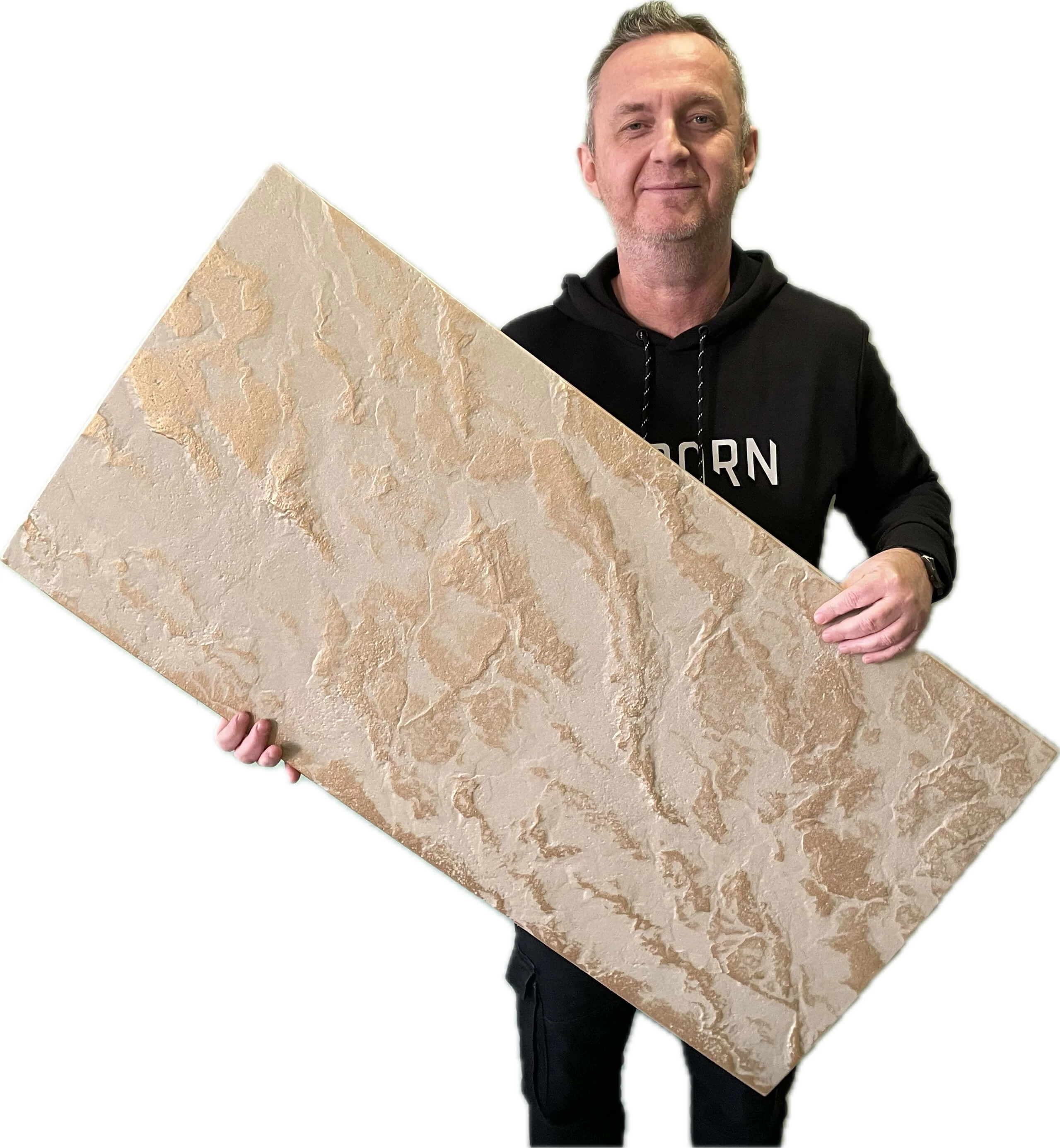 Polisztirol falpanel G-Taz bézs arany 50x100 cm